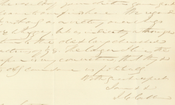 John C. Calhoun Signed Letter State Sovereignty | Raab Collection