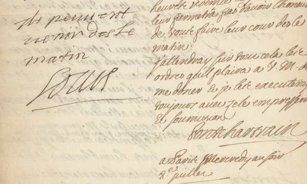 King Louis XIV Signed Letter First Estate of France | Raab Collection