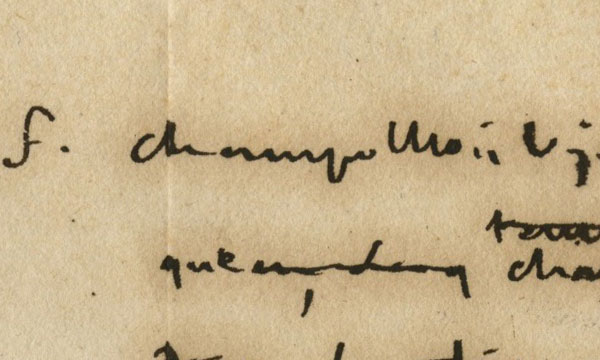 Champollion Autograph Letter Signed | The Raab Collection