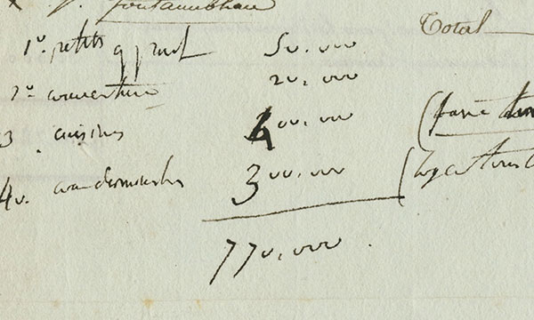 Napoleon Autograph Manuscript Fontainbleau | The Raab Collection