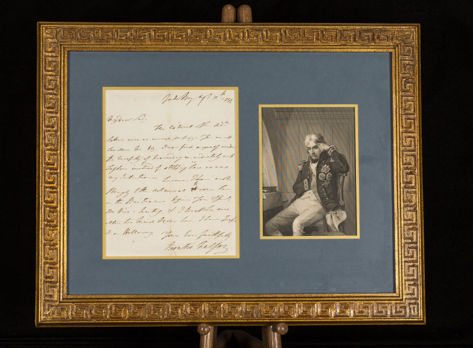 Horatio Nelson Autograph Letter Signed | Raab Collection